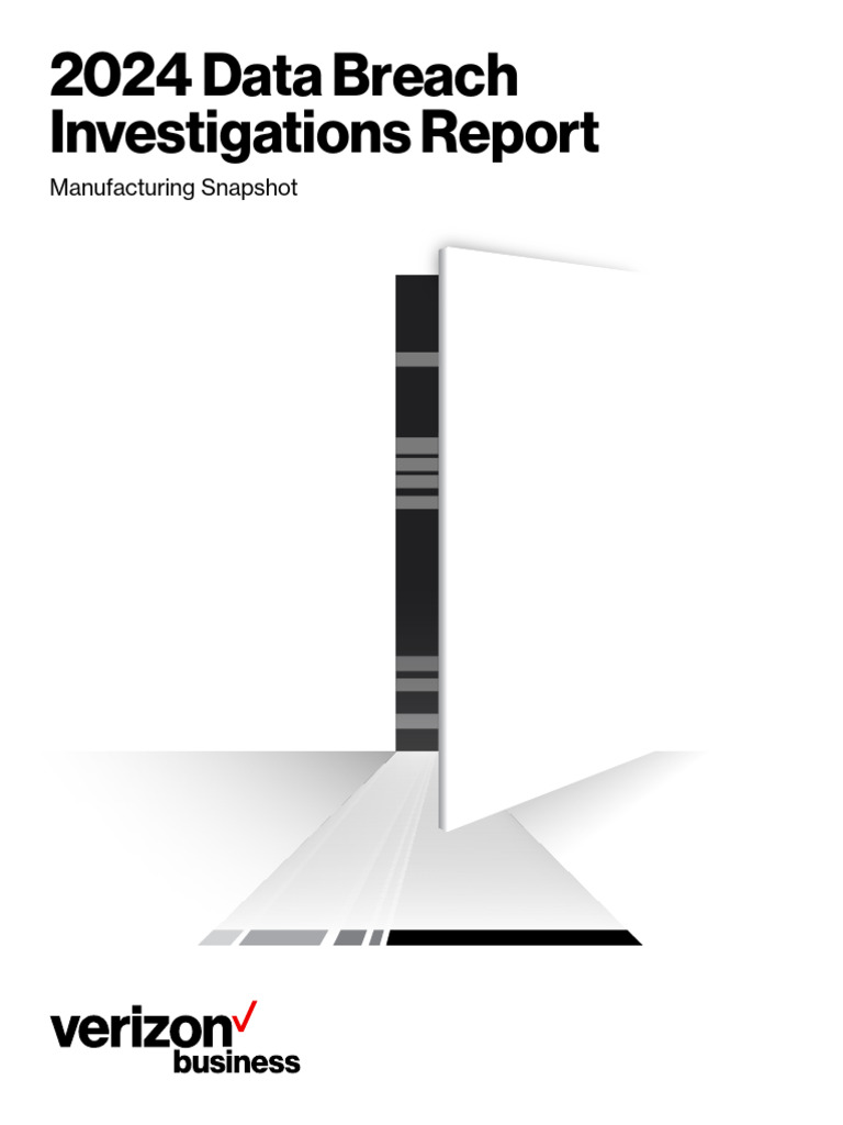 Verizon 2024 Dbir Manufacturing Snapshot | PDF | Ransomware | Phishing
