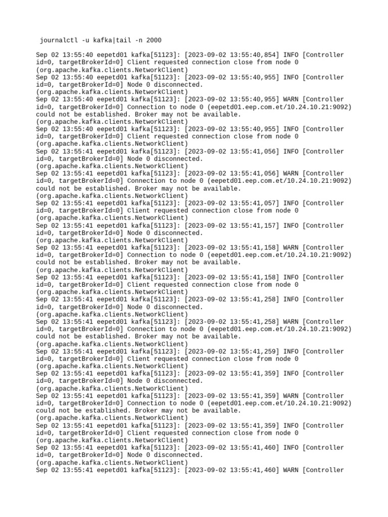 Kafka Logs | PDF | Computing | Computer Engineering