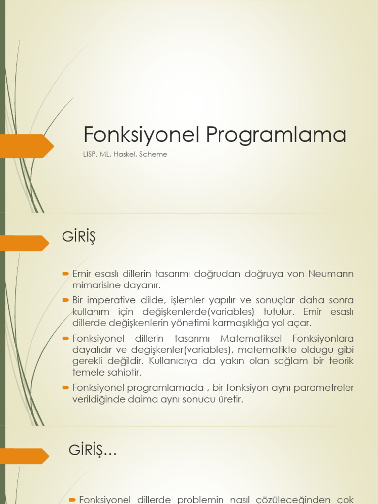 Fonksiyonel Programlama | PDF