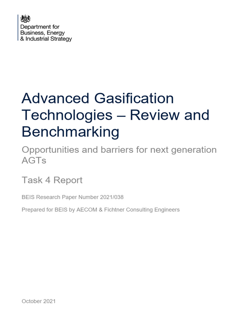 Agt Benchmarking Task 4 Report | PDF | Gasification | Carbon Capture And Storage