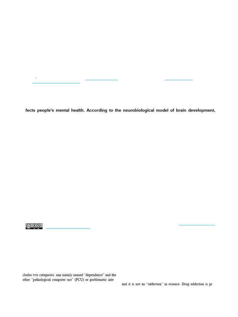 Neural Mechanisms of Internet Addiction | PDF | Reward System ...