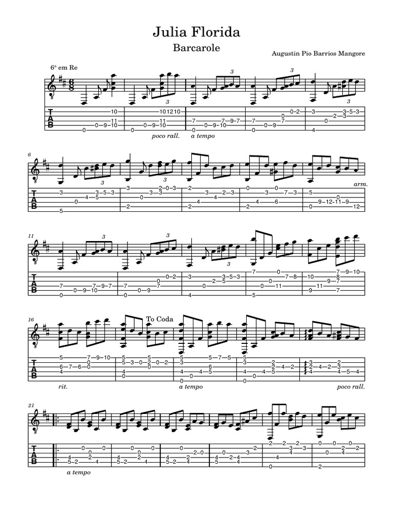 Julia Florida | PDF | Musical Forms | Elements Of Music
