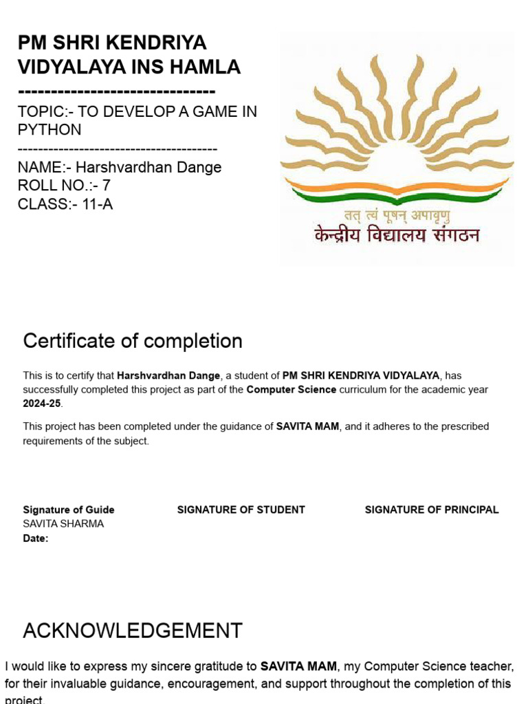 CS Project? | PDF | Python (Programming Language) | Computing