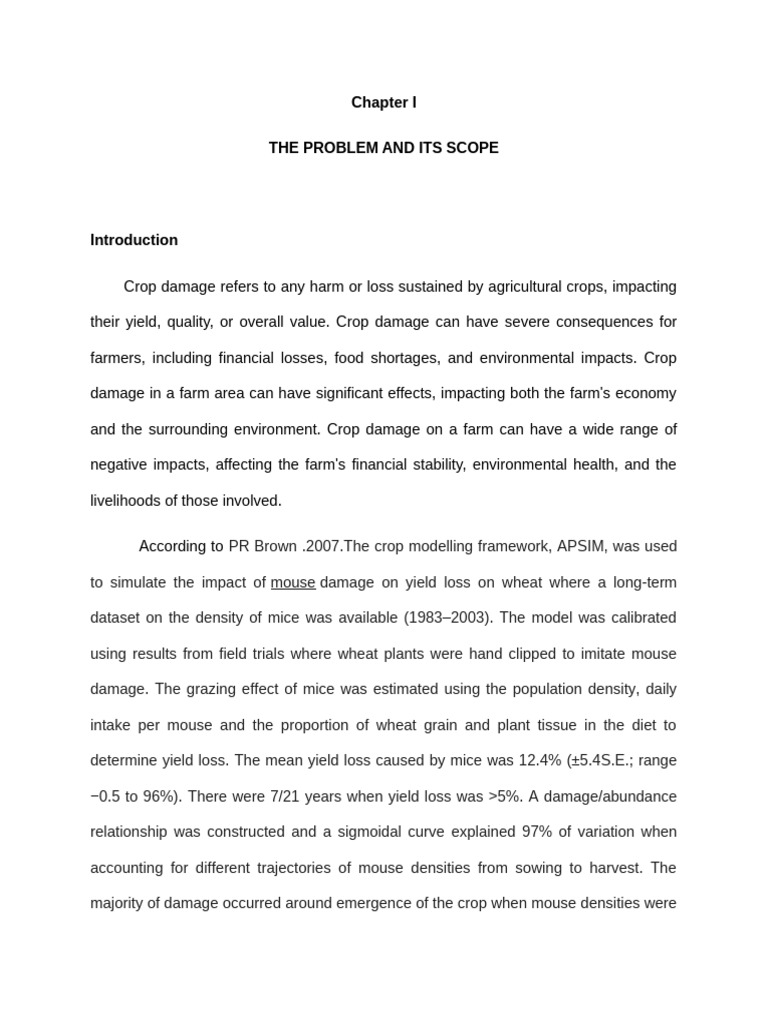 Arnold Chapter 1 - Revised | PDF | Wheat | Mouse