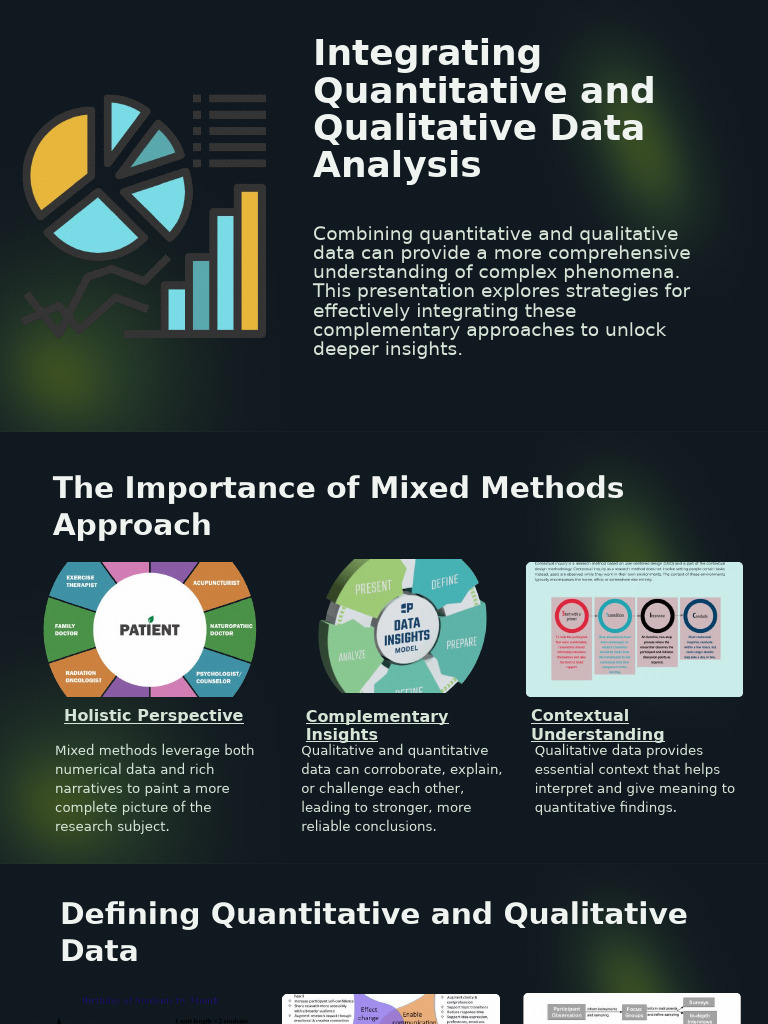 Integrating Quantitative & Qualitative Data | PDF | Qualitative ...