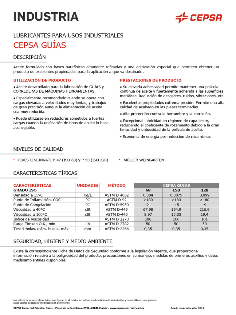 CEPSA GUIAS v1 | PDF | Petróleo | Materiales