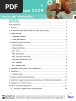 Admission Information Form (AIF) Undergraduate Programs University of ...