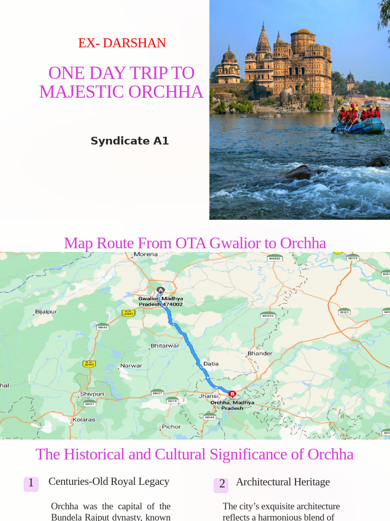 One Day in Orchha Madhya Pradesh | PDF