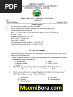 EST-Chemsitry-Syllabus 2025-2026 | PDF | Chemistry | Reaction Rate