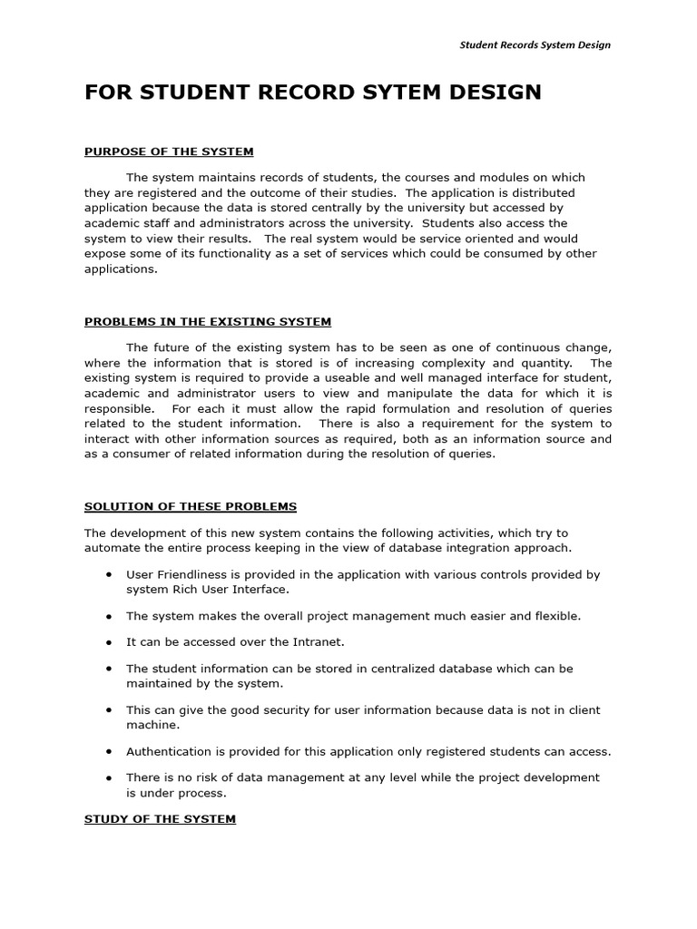 Srs | PDF | Databases | Input/Output