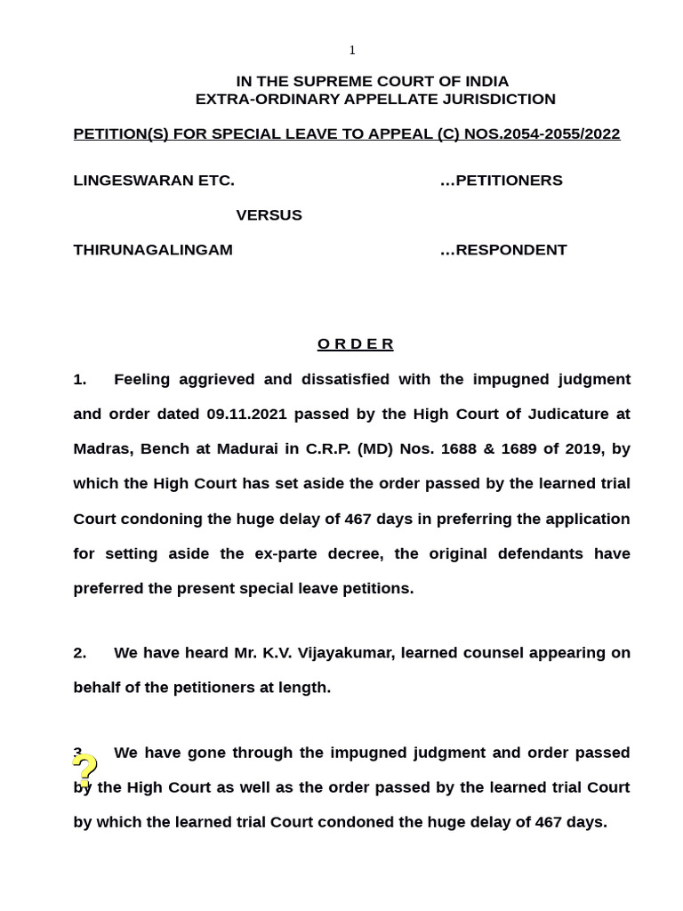 Lingeswaran Vs Thirunagalingam | PDF | Laches (Equity) | Justice