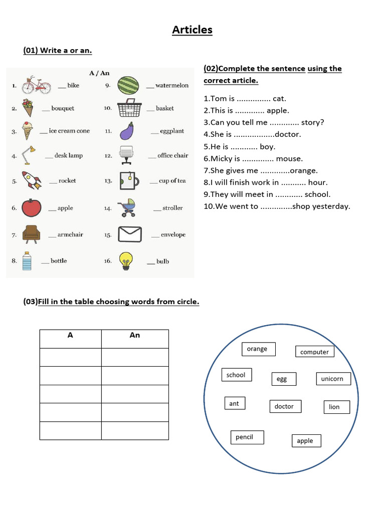 Worksheet 3 | PDF