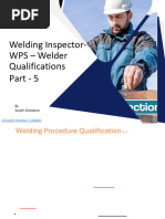 WPS PQR WQT WPQ | PDF | Welding | Construction