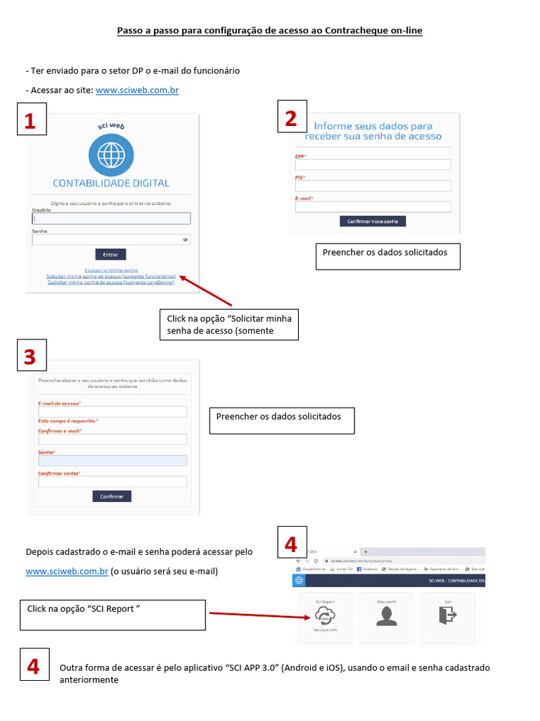 Passo A Passo - SCI Web | PDF