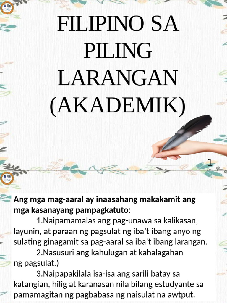 3 Kahalagahan NG Pagsulat at Akademikonh Pagsulat 2 | PDF