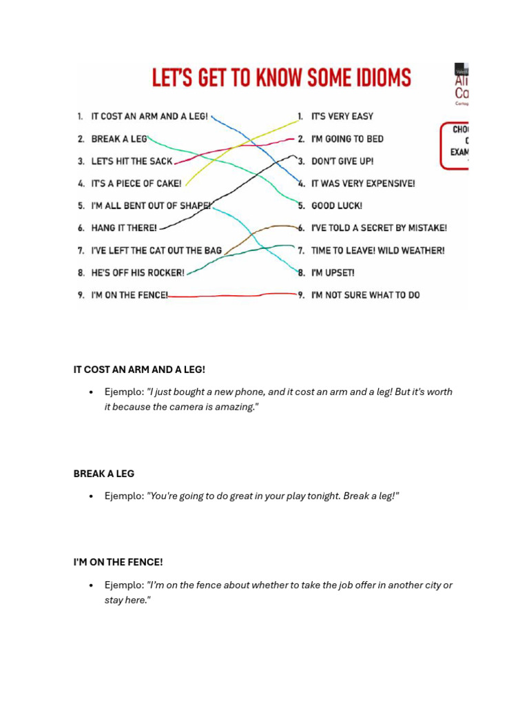 Common English Idioms Explained | PDF