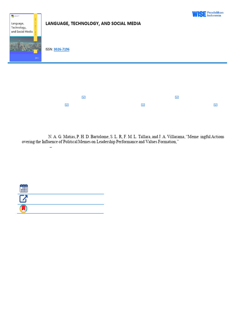 Meme-Ingful Actions: Uncovering The Influence of Political Memes On ...
