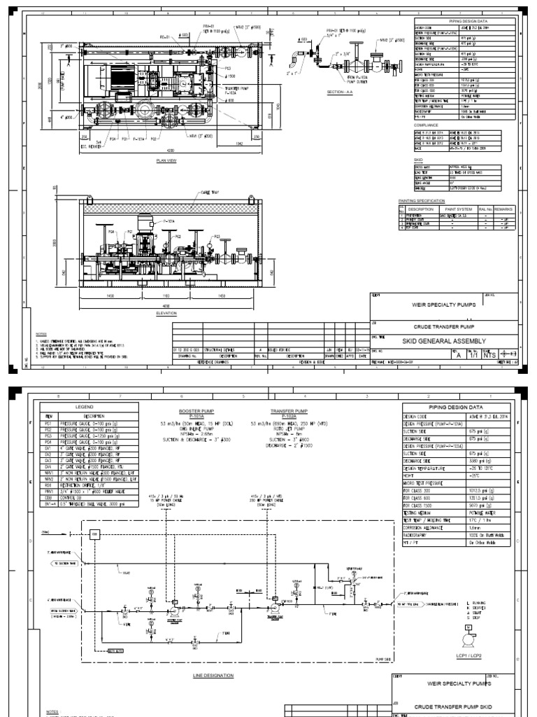 WSP Roto-Jet Booster-Transfer Pump Skids | PDF