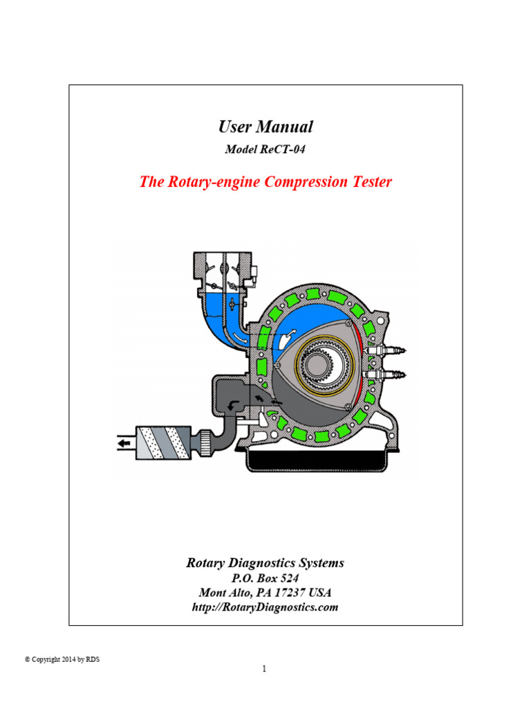 Rotary Engine Compression Tester | PDF | Electrical Connector | Usb