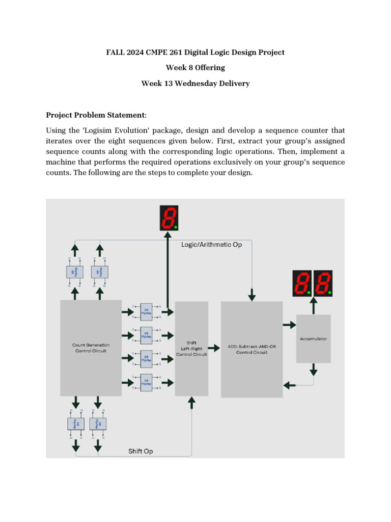 CMPE 261Project_Draft_3 | PDF | Subtraction | Computer Architecture