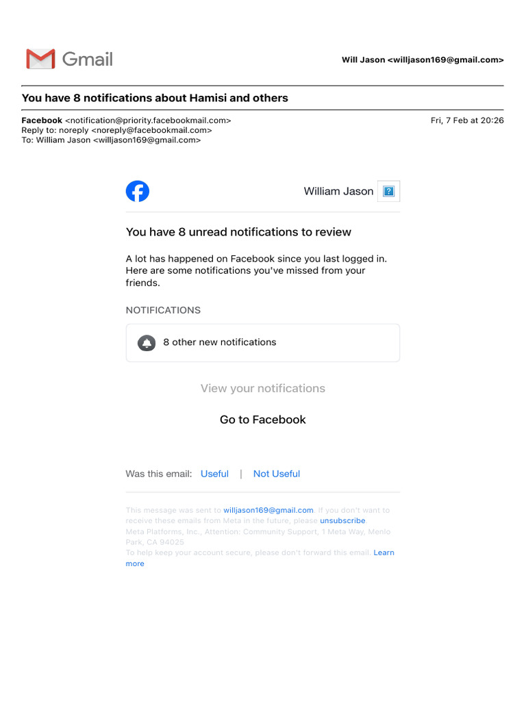 You Have 8 Notifications About Hamisi and Others | PDF