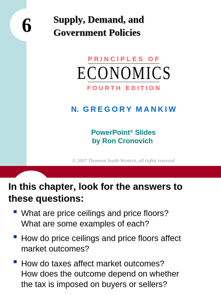 Chap6 Premium | PDF | Tax Incidence | Taxes