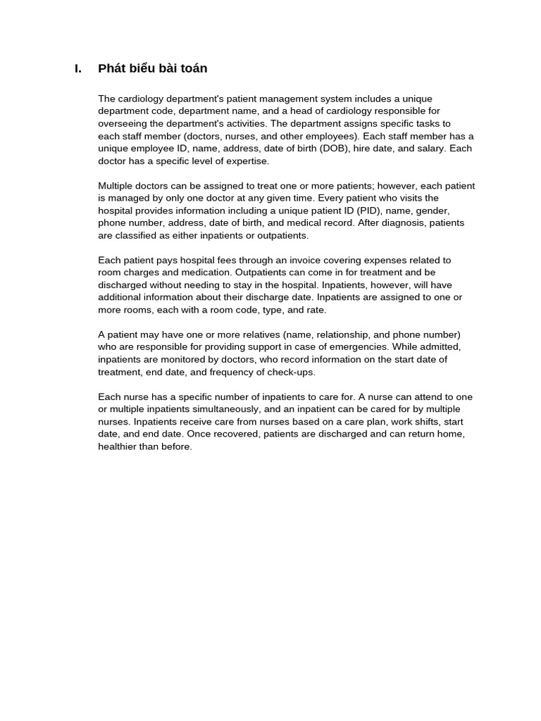 ASSIGNMENT DBI - Nhóm 1 - SE1901 | PDF