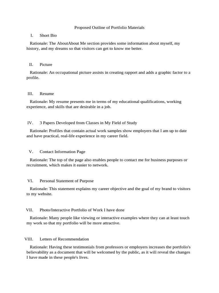 Proposed Potfolio - Edited | PDF | Résumé | Experience