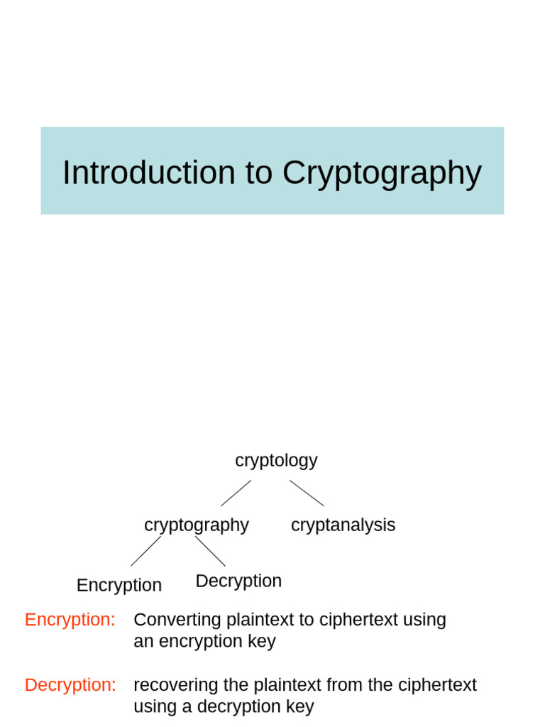 Classification of Cryptographic Algorithms | PDF | Cipher | Cryptography