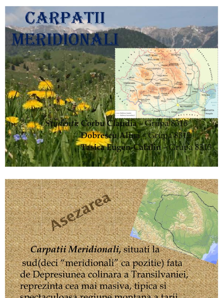 Carpatii Meridionali | PDF