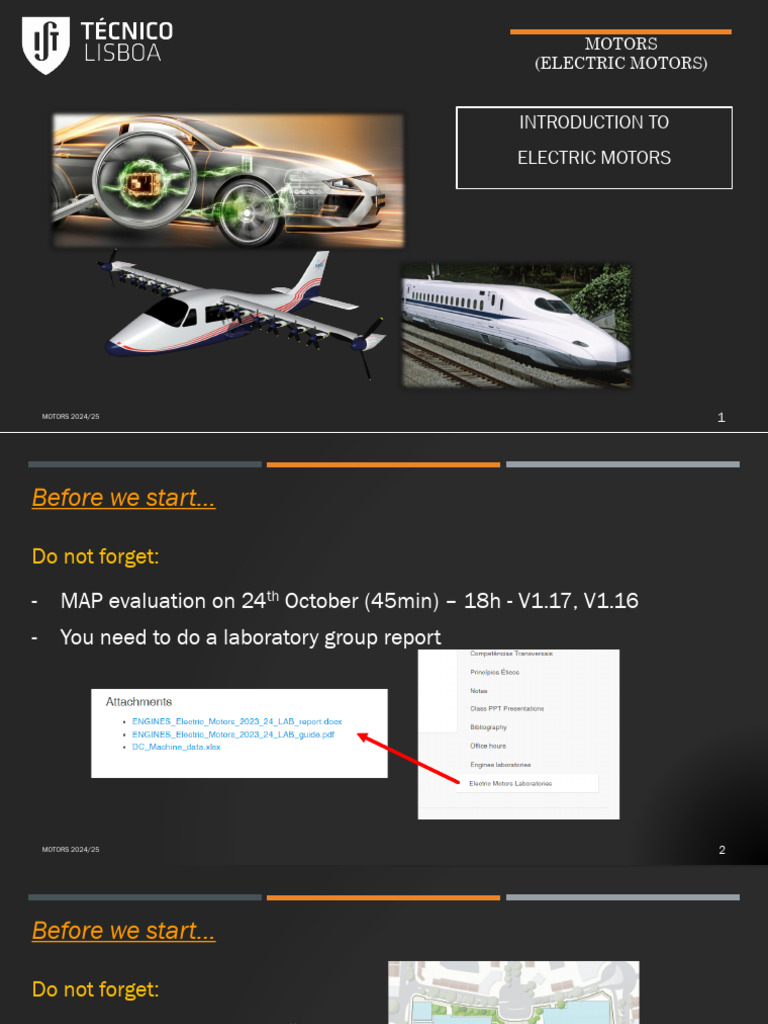 T1-Electric Motors Introduction Motors | PDF | Electric Motor | Ac Power