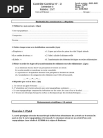 Controle 2 SVT 2ac s1 | PDF