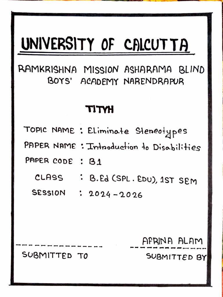 Eliminate Stereotypes | PDF