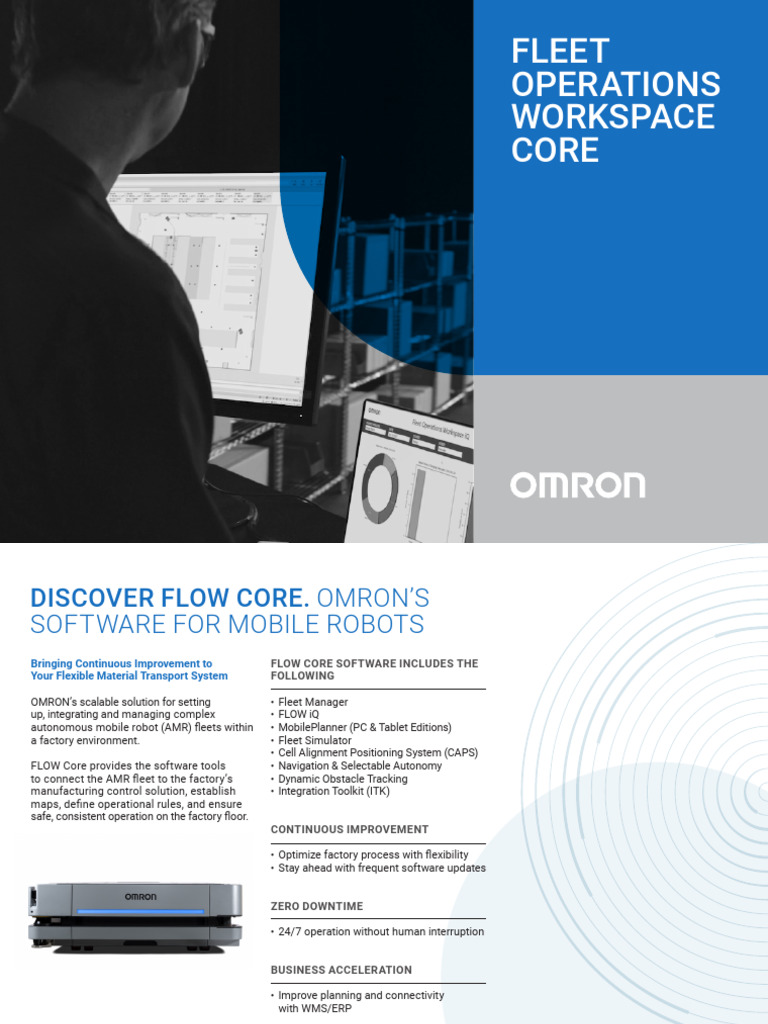 i869 Fleet Operations Workspace Core Brochure En | PDF | Tablet Computer | Robot