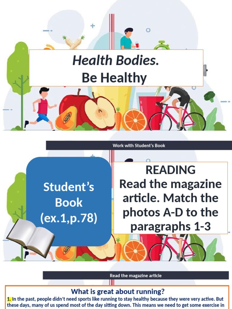 Be Healthy | PDF | Verb | Phrase