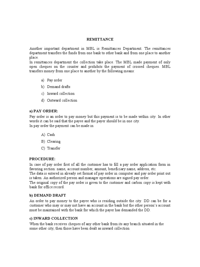 Remittance | PDF | Cheque | Payments