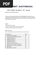 OE-254/GRC Antenna Installation Guide | PDF | Antenna (Radio ...