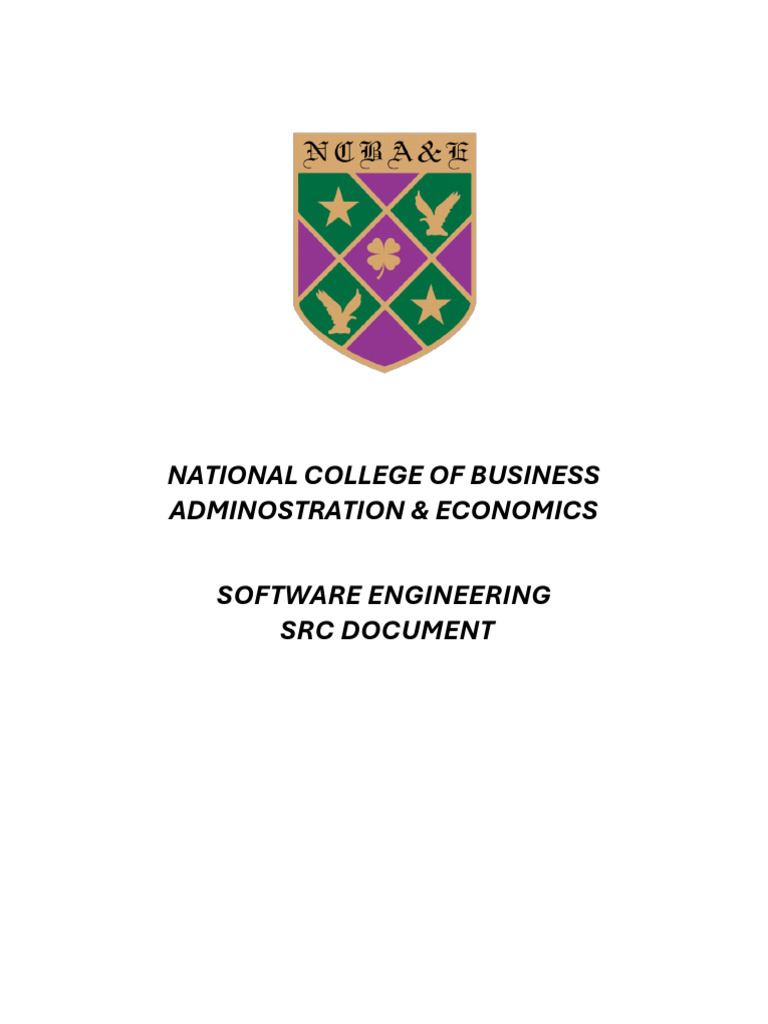 Software (SRS) NIGAR FATIMA | PDF | User (Computing) | Login