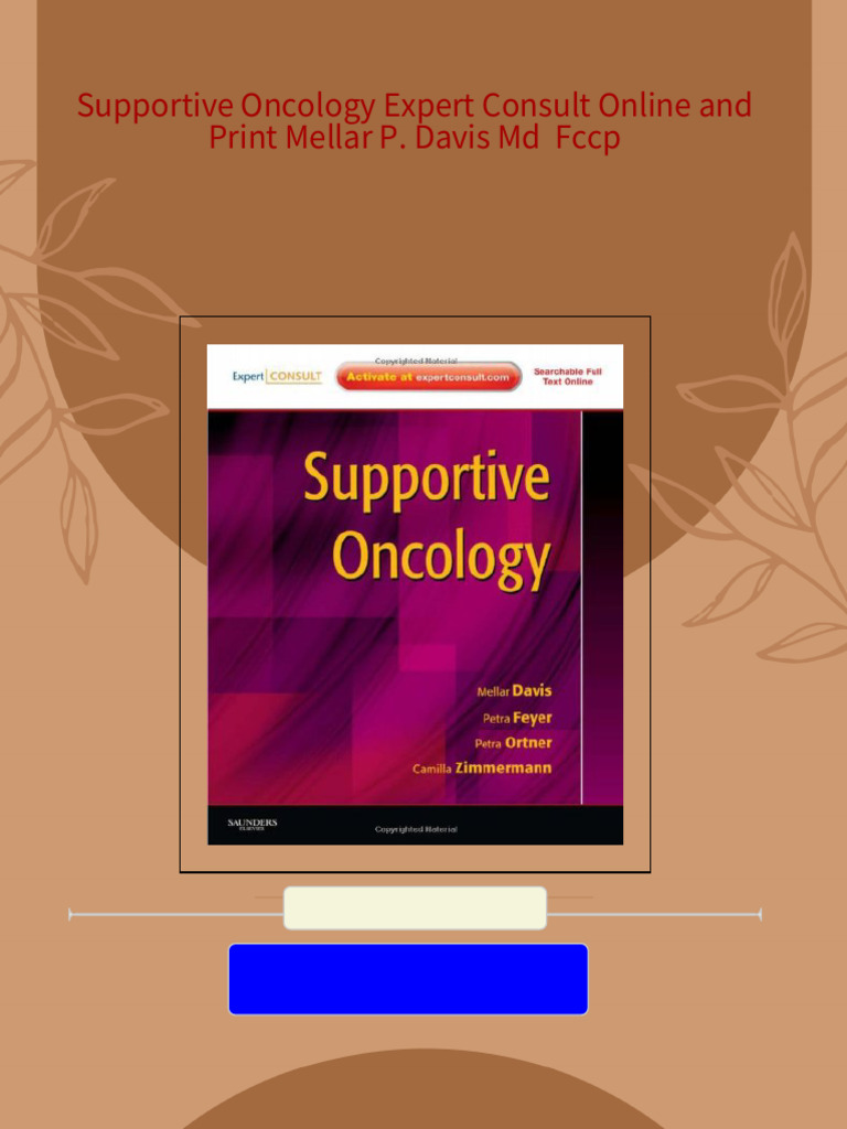 Instant Download Supportive Oncology Expert Consult Online and Print ...