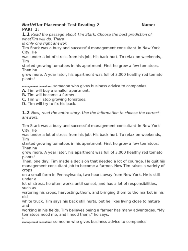 Pre - Course Test (Reading) | PDF | Climate Change | Greenhouse Effect