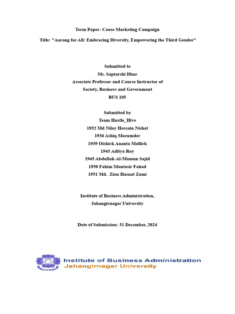 term paper | PDF | Recruitment | Employment