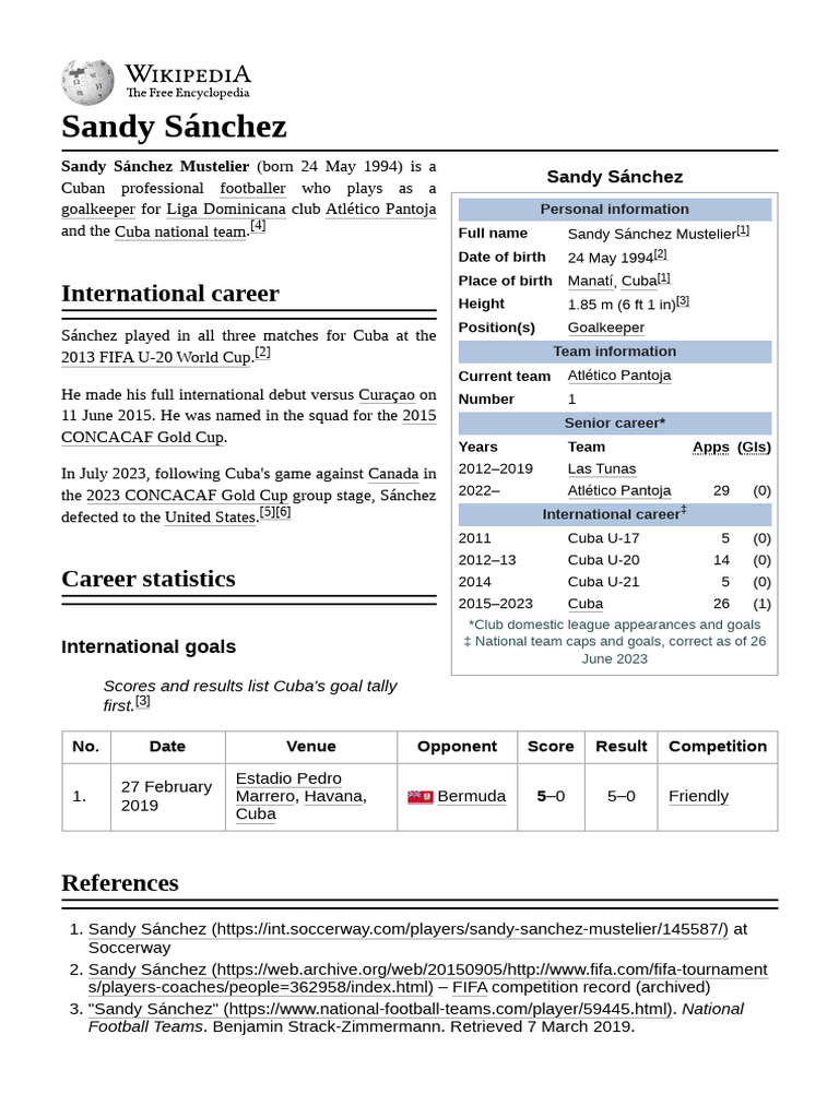 Sandy_Sánchez | PDF | Association Football | Sports