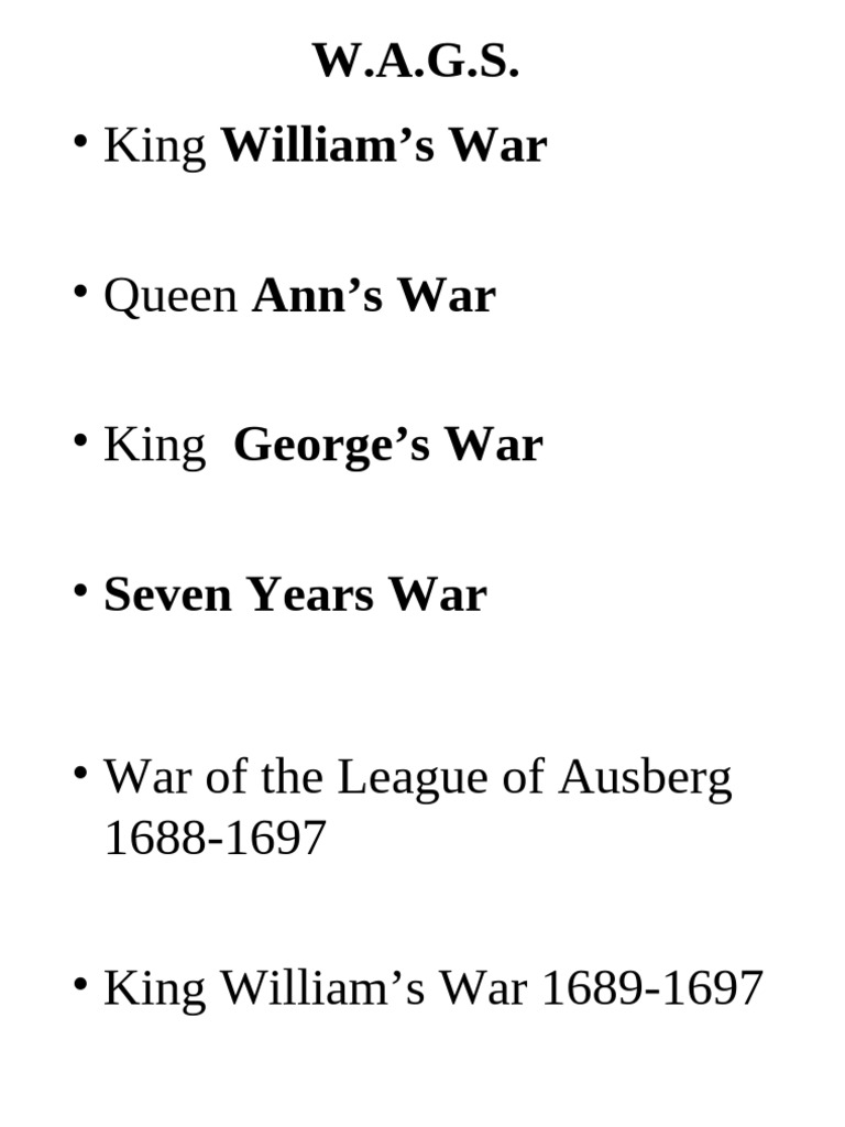 Overview of Colonial Wars in America | PDF