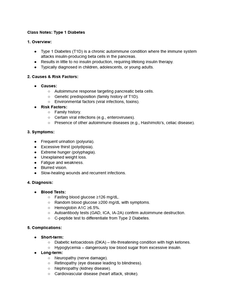 Notes on DM type 1 | PDF