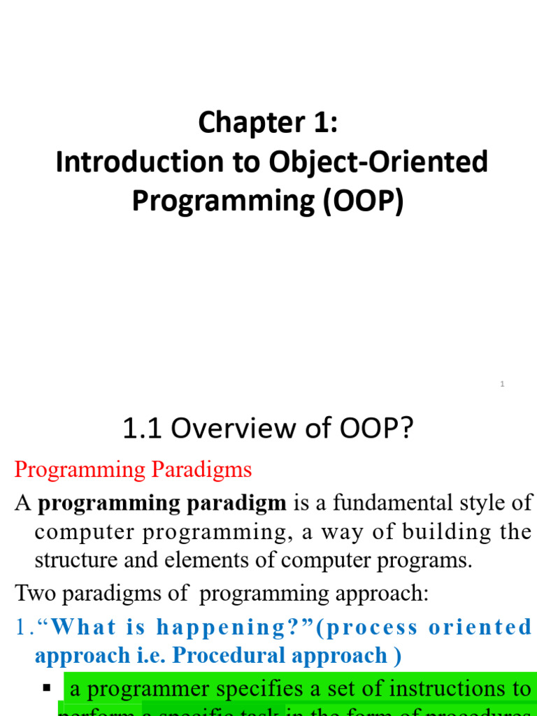 CHAPTER ONE | PDF | Java Virtual Machine | Class (Computer Programming)