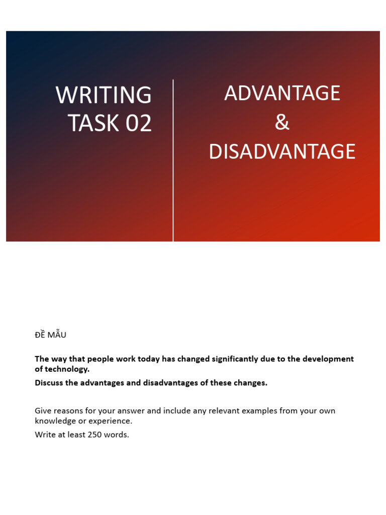 Writing Task 2 - Pros and Cons | PDF