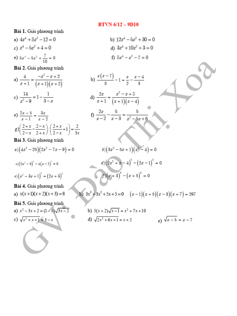 BTVN 6.12-9D10 | PDF