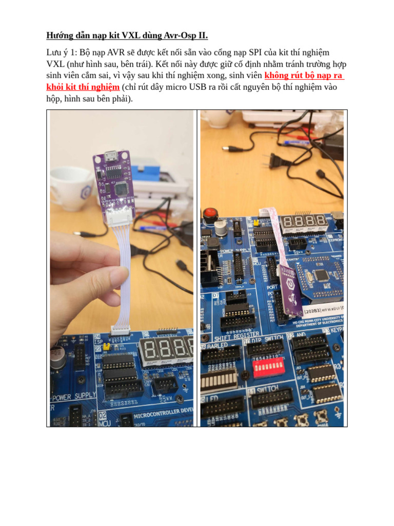 0 - Hướng Dẫn Nạp Kit VXL - 2025 | PDF