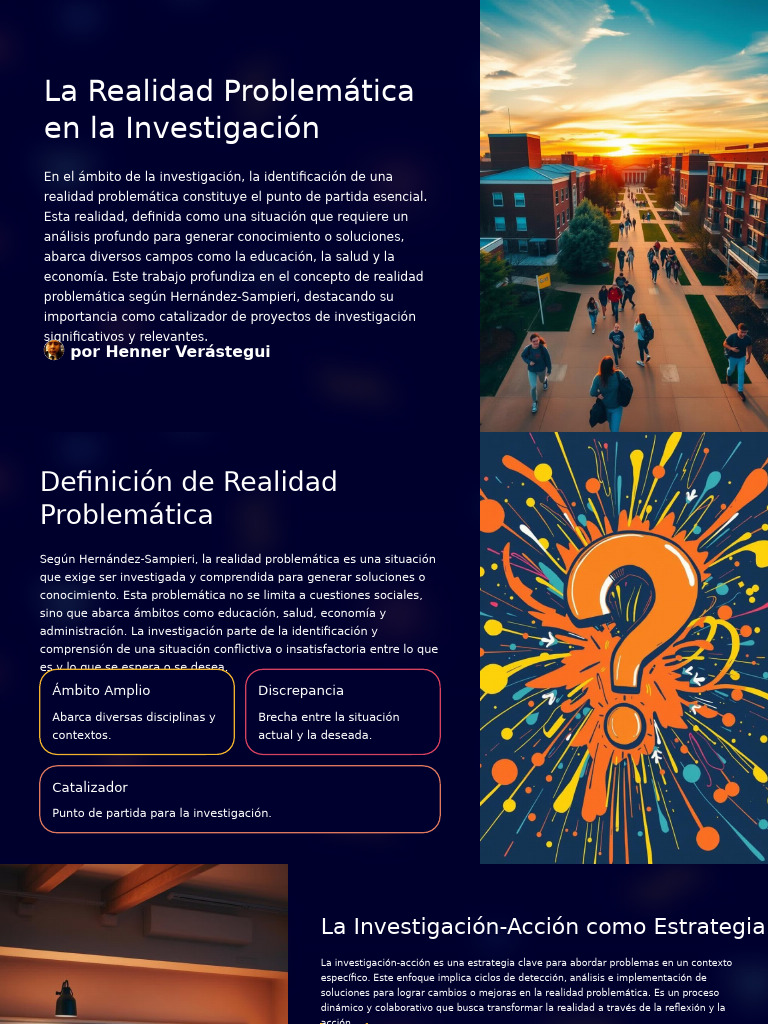 La Realidad Problematica en La Investigacion | PDF | Gestión de recursos humanos | Conocimiento
