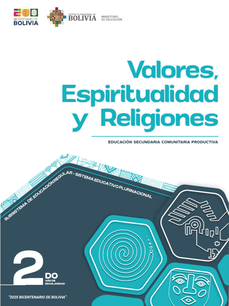 2do año de escolaridad - Valores, Espiritualidades y Religiones [2025] | PDF | Violencia | Mujer